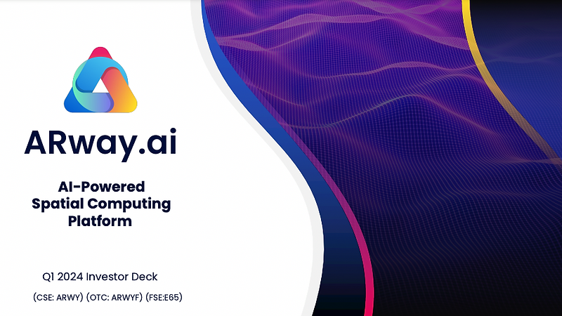 Investor Deck & Conferences | ARway